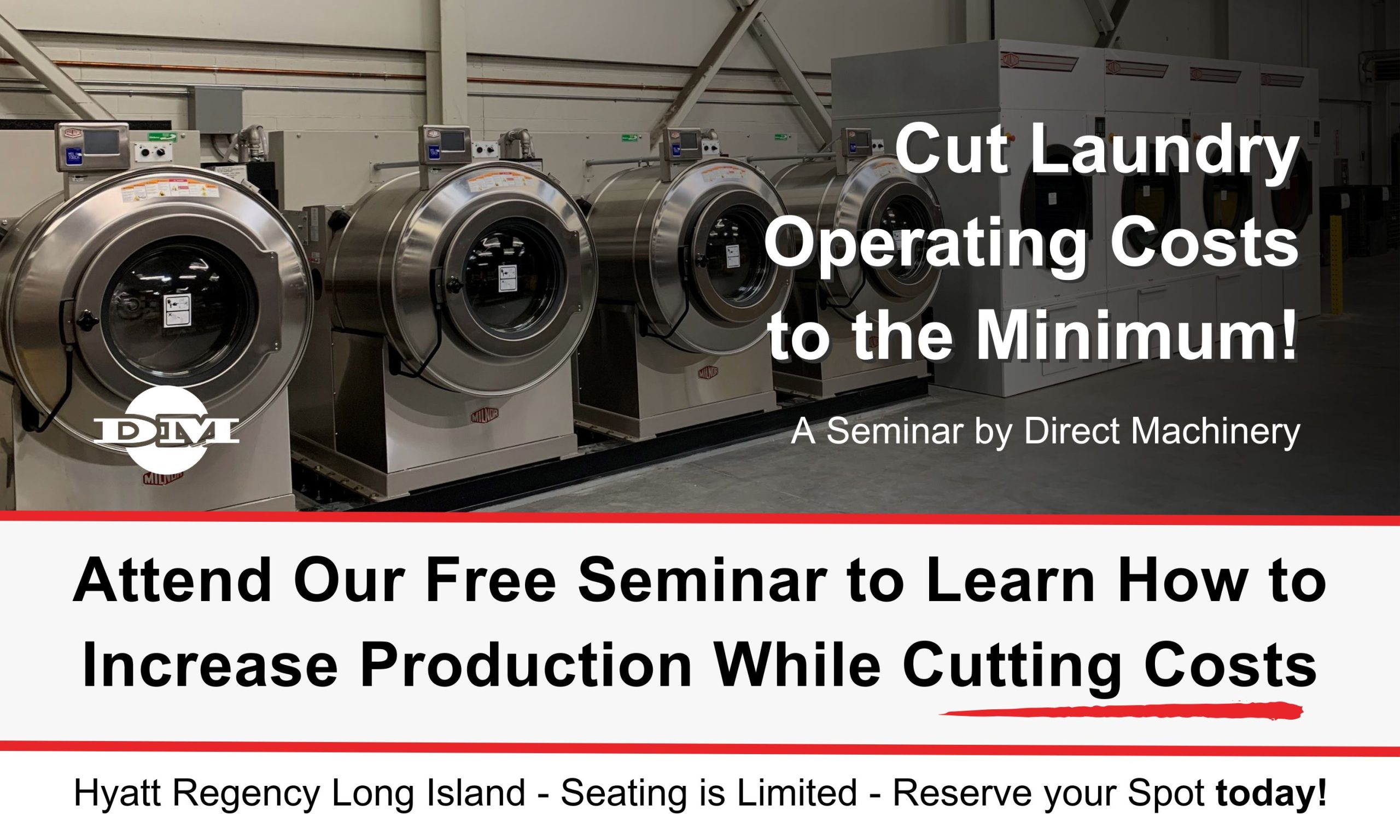 Cut Laundry Operating Costs to the Minimum! | Direct Machinery Sales ...